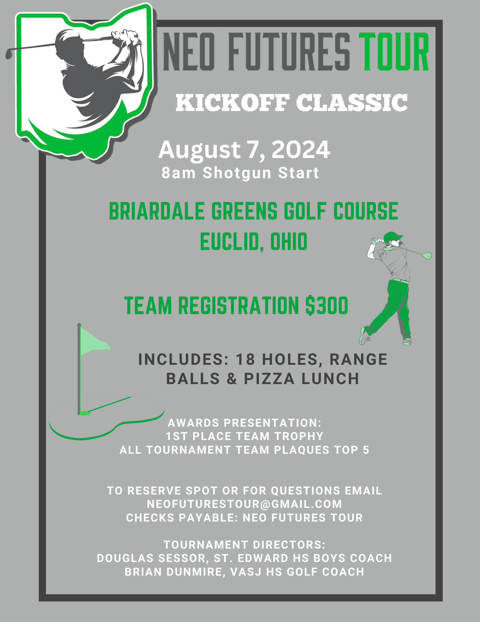 NEO Futures Tour Kickoff Classic Looking for Teams – Ohio High School Golf